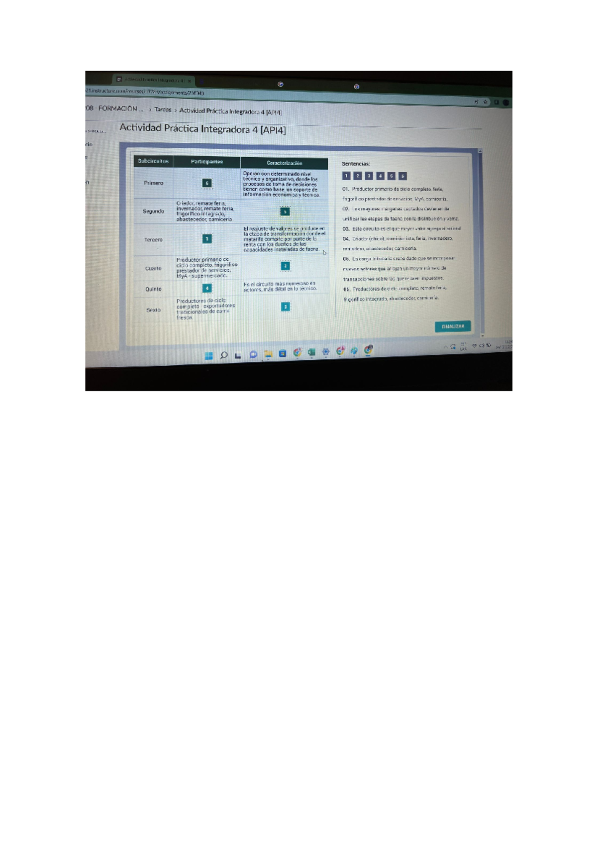 Api 4 - API 4 AL 100% - Formación de Precios Agropecuarios - Studocu