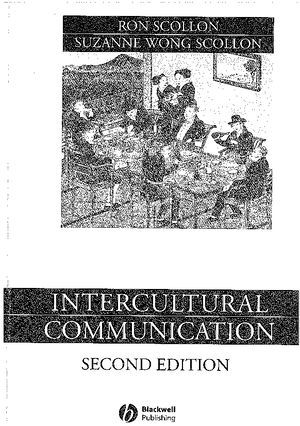 Ron Scollon intercultural communication - 7 What is Culture ...