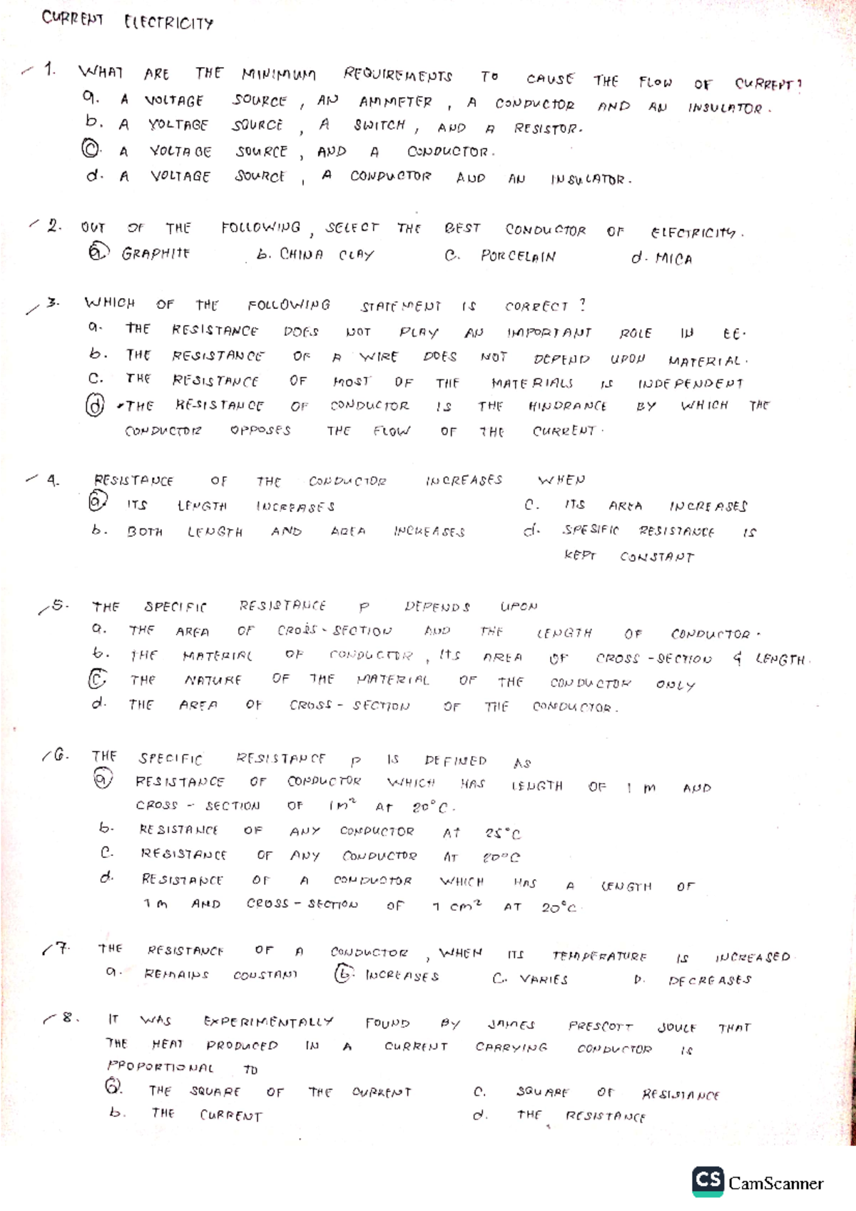 Electrical Engineering Reviewier-Electric Current - Studocu