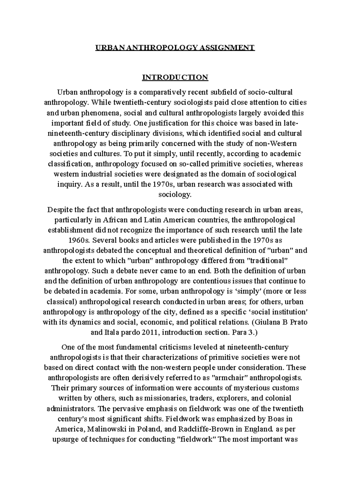 Urban%20anthropology%20assignment - URBAN ANTHROPOLOGY ASSIGNMENT ...