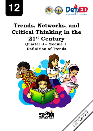 Trends, Networks, and Critical Thinking in the 21st Century Quarter 1 ...