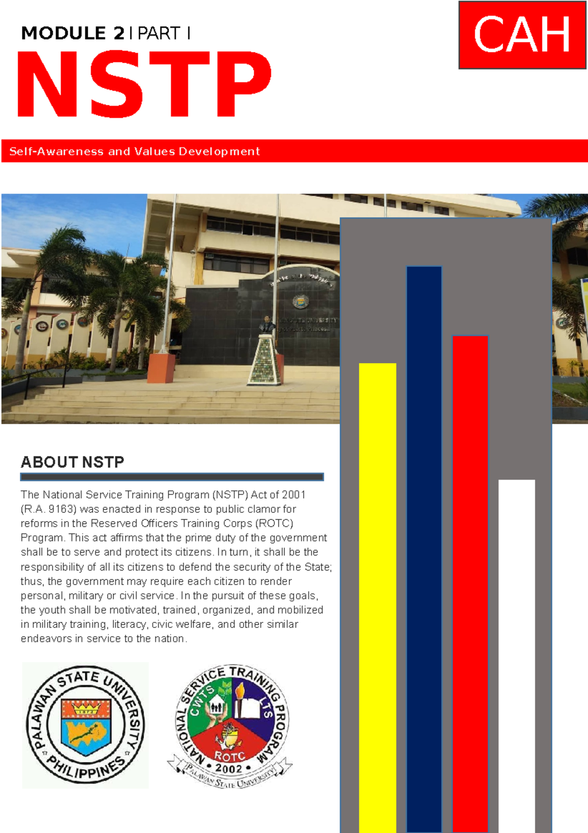 Module on Self awareness - MODULE 2 l PART I NSTP ABOUT NSTP The ...