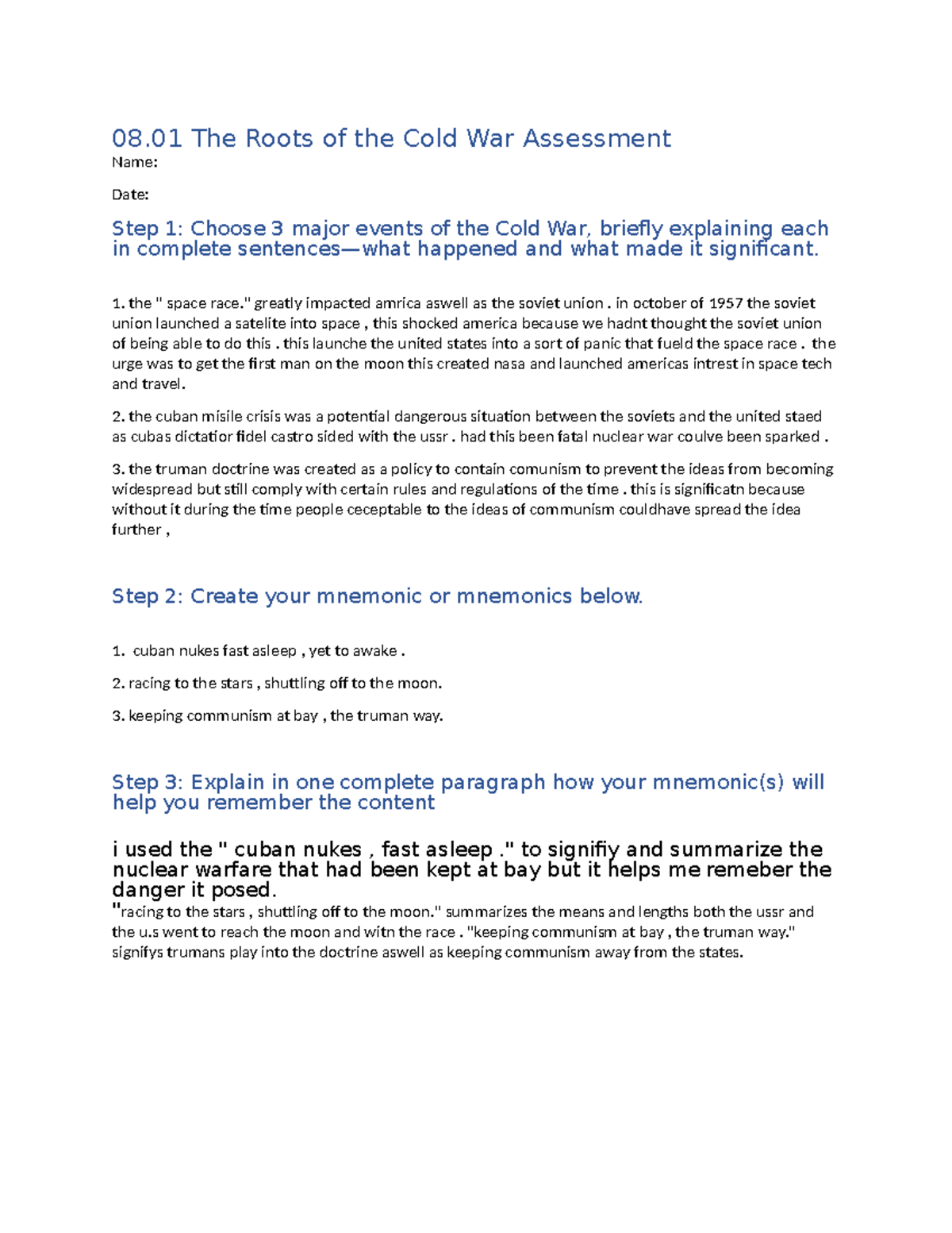 Roots of the cold war wh yourname - 08 The Roots of the Cold War ...