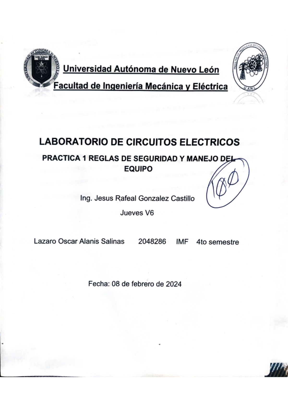 Portafolio Lab CE 2048286 - Circuitos Eléctricos Y Laboratorio - Studocu