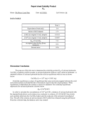 CHEM 182 Paper Chromatography - CHEM 182 Paper Chromatography ...