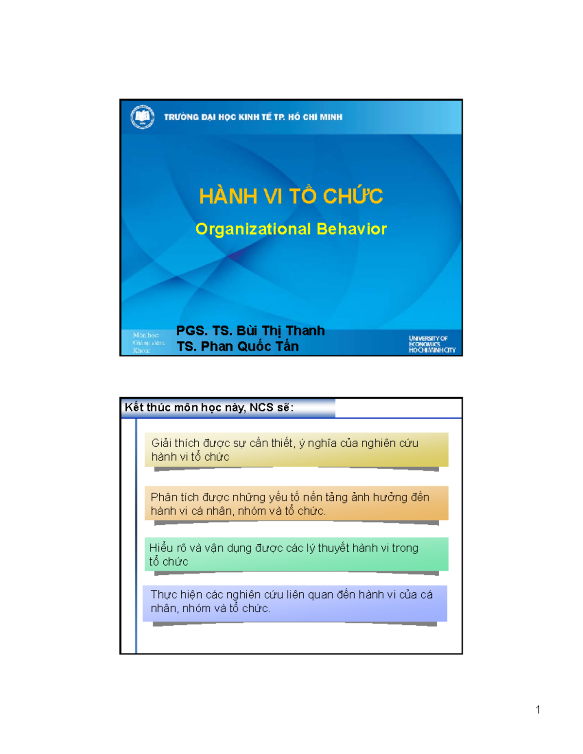 Gioi thieu HVTC- NCS - HVTC - BỘ GIÁO DỤC VÀ ĐÀO TẠO ĐẠI HỌC KINH TẾ ...