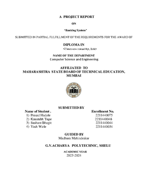 ADSA QP - Question Paper - Advance Data Structures & Analysis of Algorithms INSTRUCTIONS : (1 ...