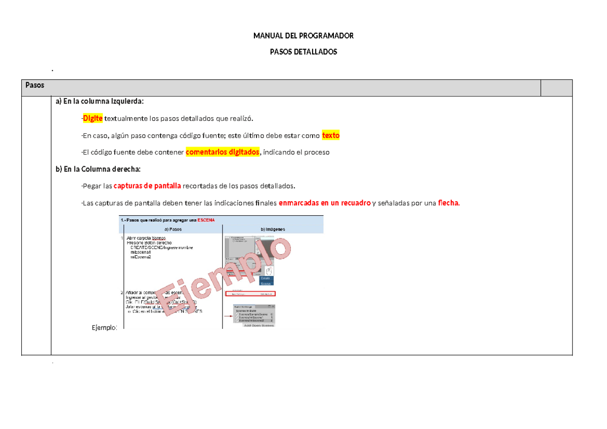 Manual DEL Programador - MANUAL DEL PROGRAMADOR PASOS DETALLADOS ...