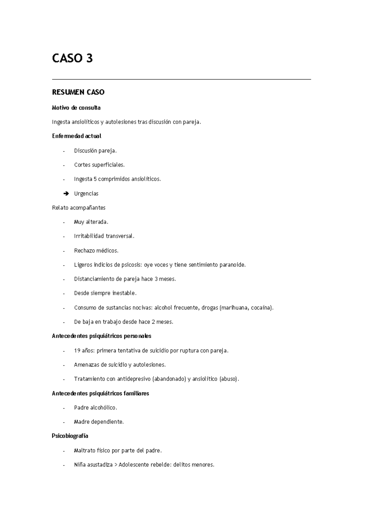 Caso 3 - Casos prácticos resueltos - CASO 3 - Studocu