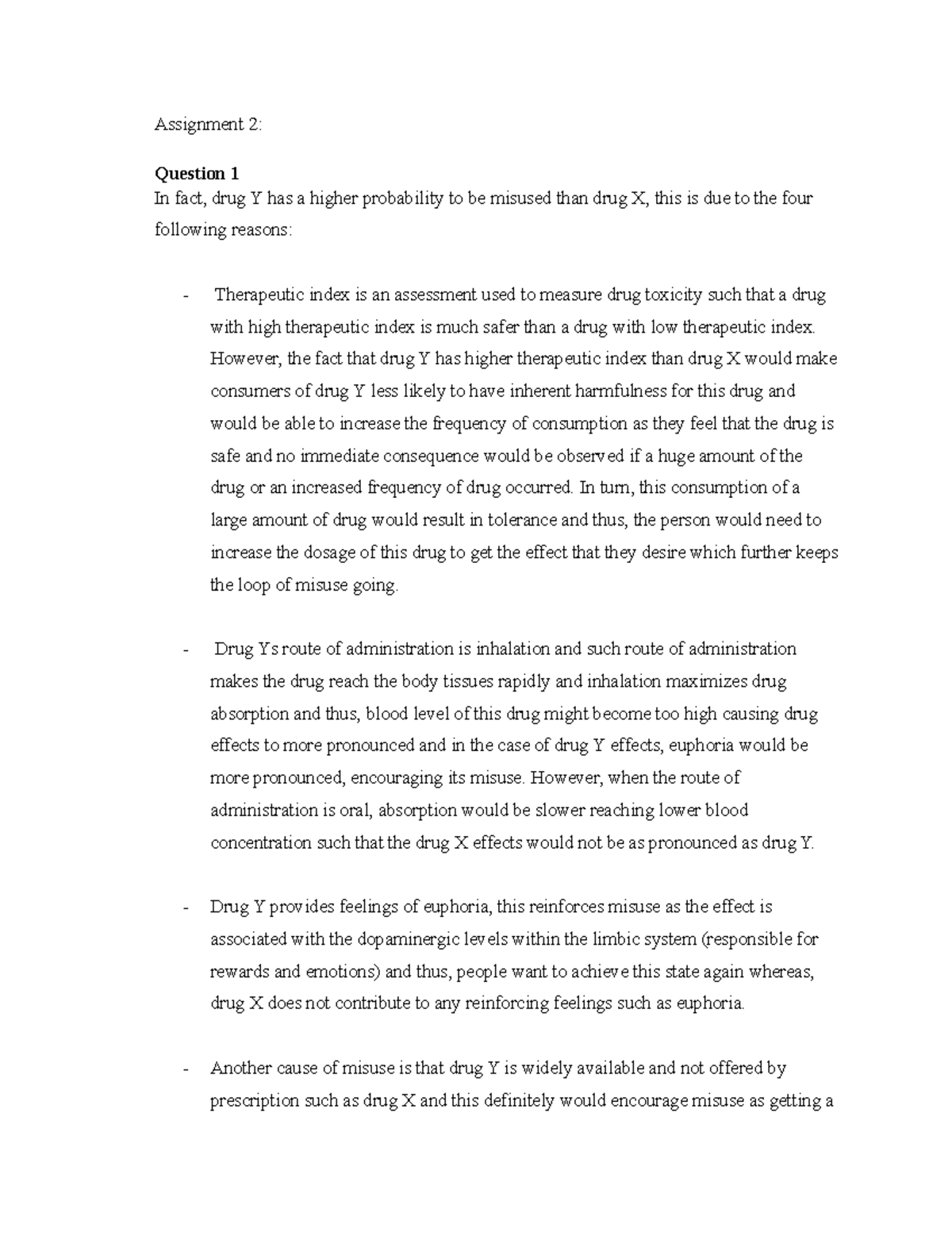 Pharma assignment 2 - this is assessment number 2 in phar 100 ...