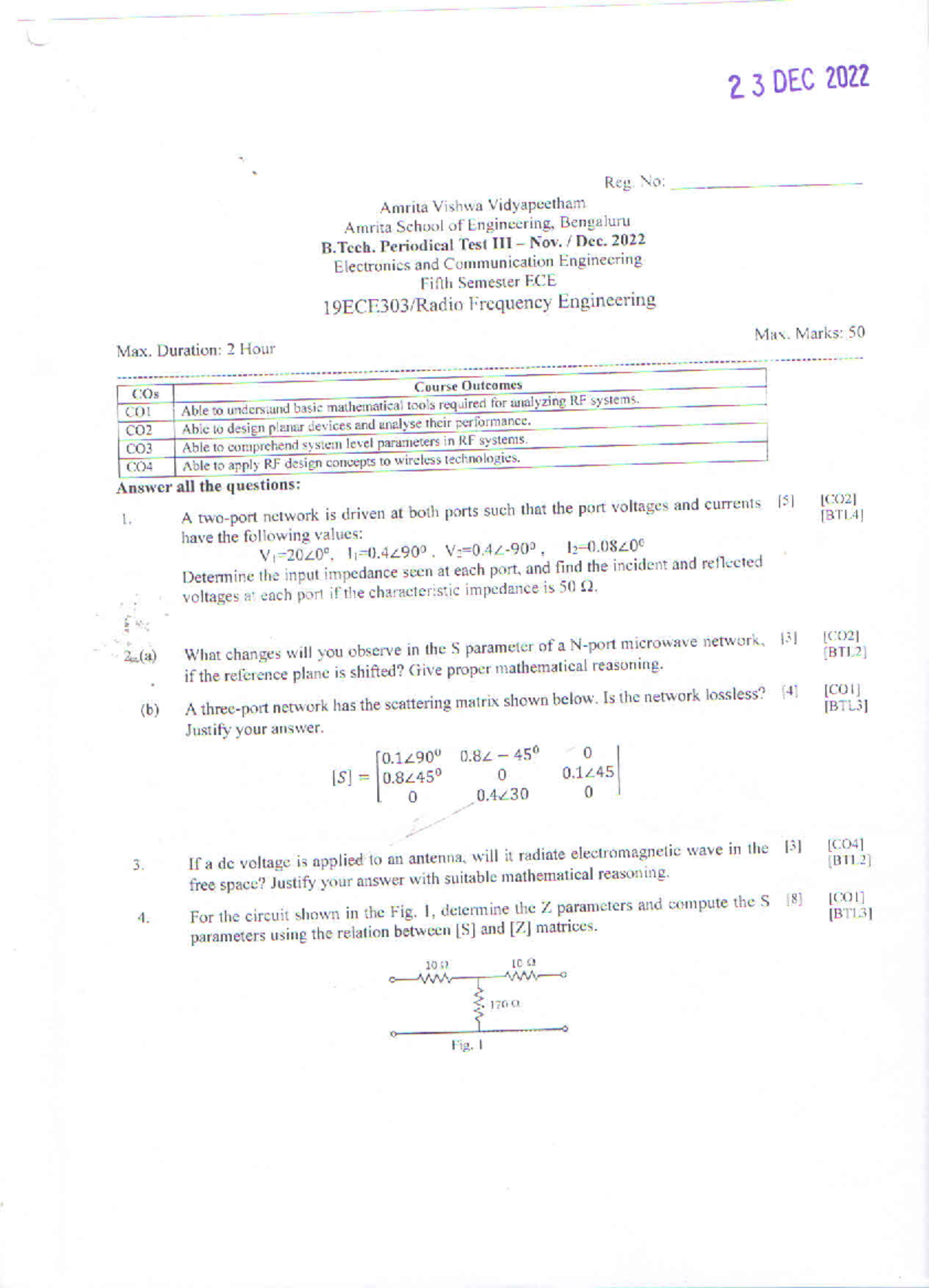 19ECE303 - Electronic Circuits - Studocu