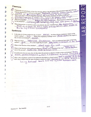 General Zoology Extra Credit Activity 3A #3 - Submit Activity 3A in ...