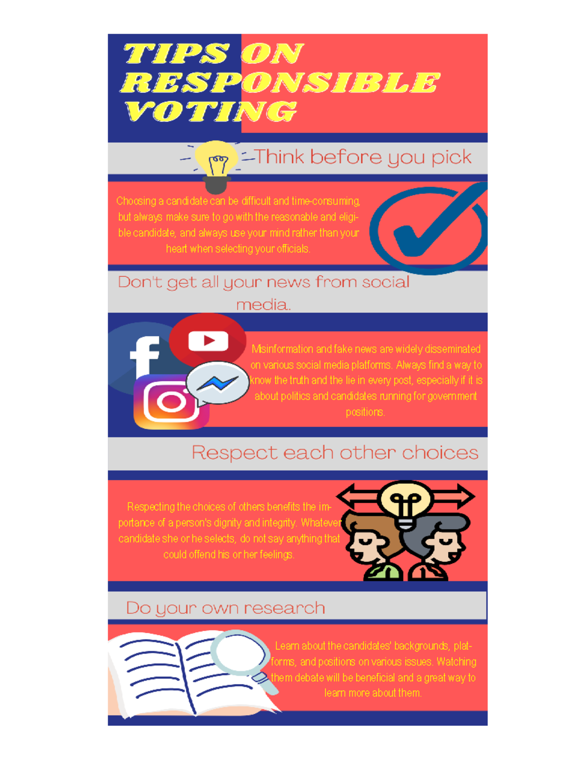 Infographic (Voting) celine - Learn about the candidates' backgrounds ...