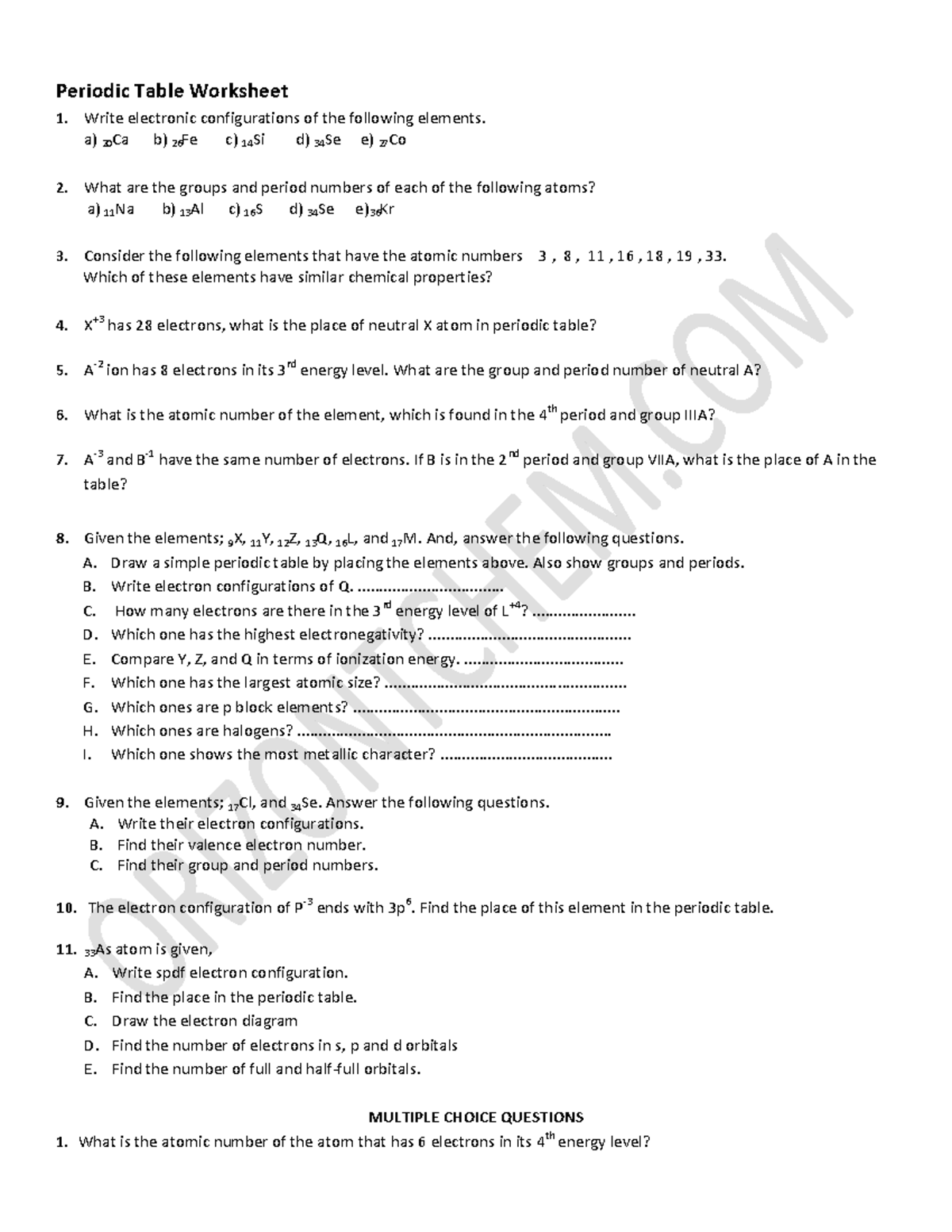 008440609 - The questions may vary in format, from multiple-choice ...