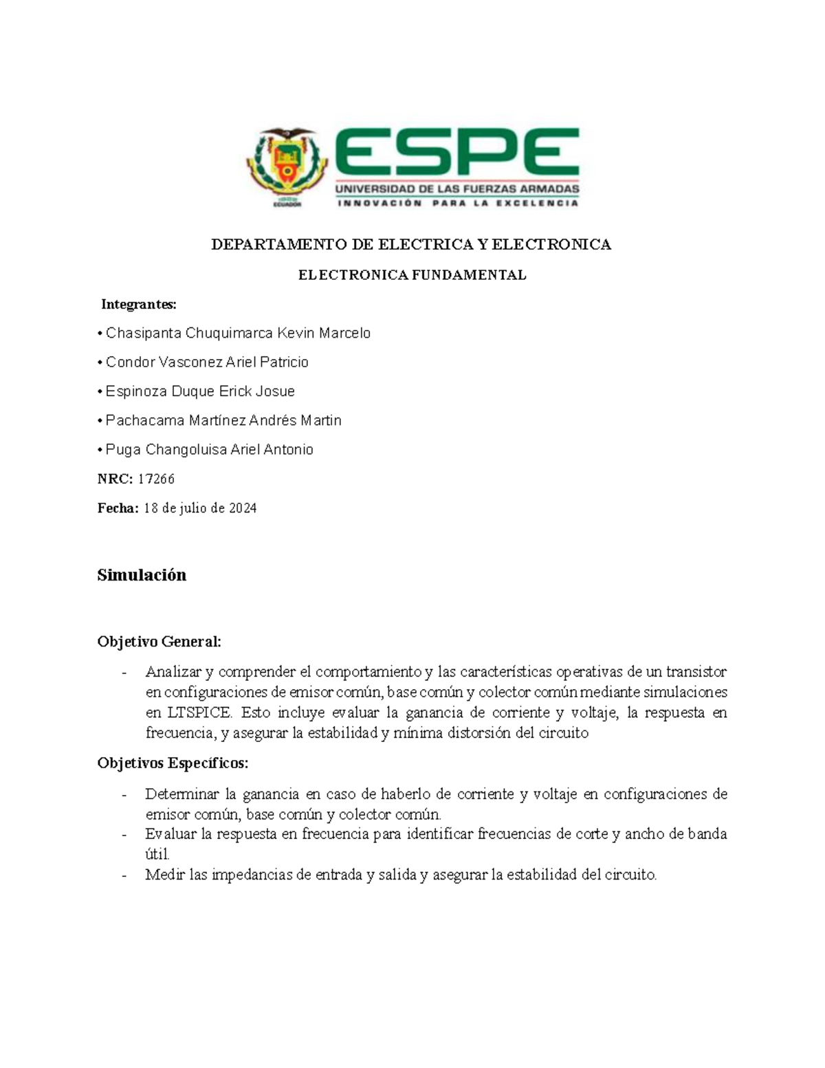 Simulación P2 - dddfdf - DEPARTAMENTO DE ELECTRICA Y ELECTRONICA ...