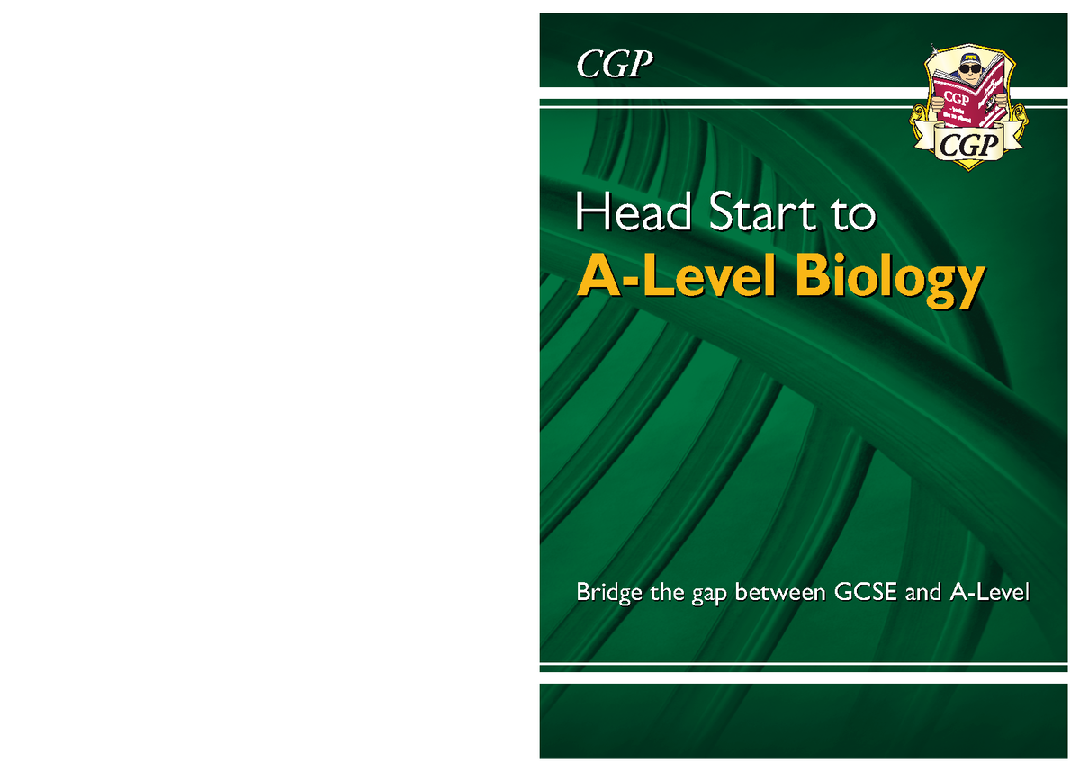 Head Start to A-Level Biology (CGP A-Level Biology) - 2021 - CGP Books ...