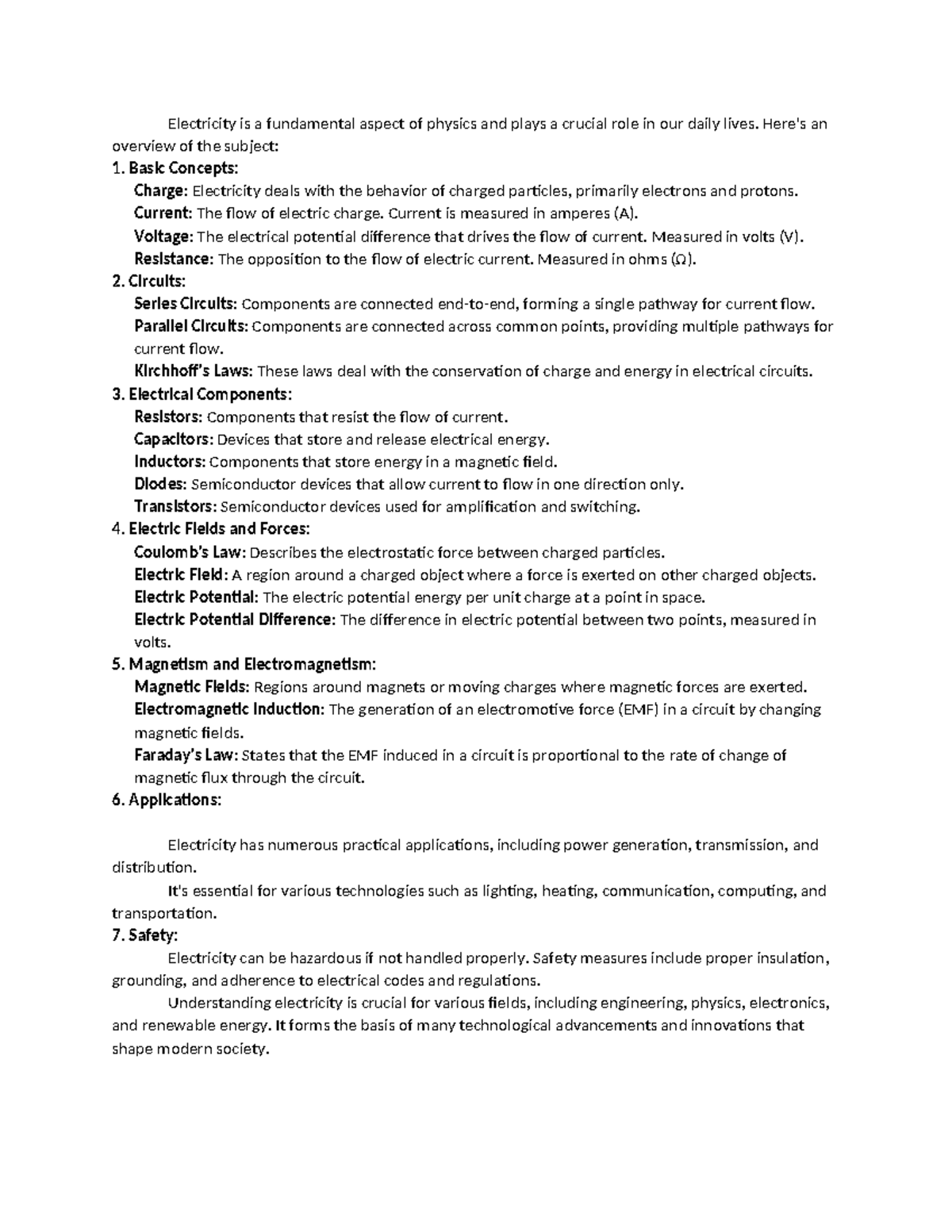 Electricity - tools and equipements - Electricity is a fundamental ...