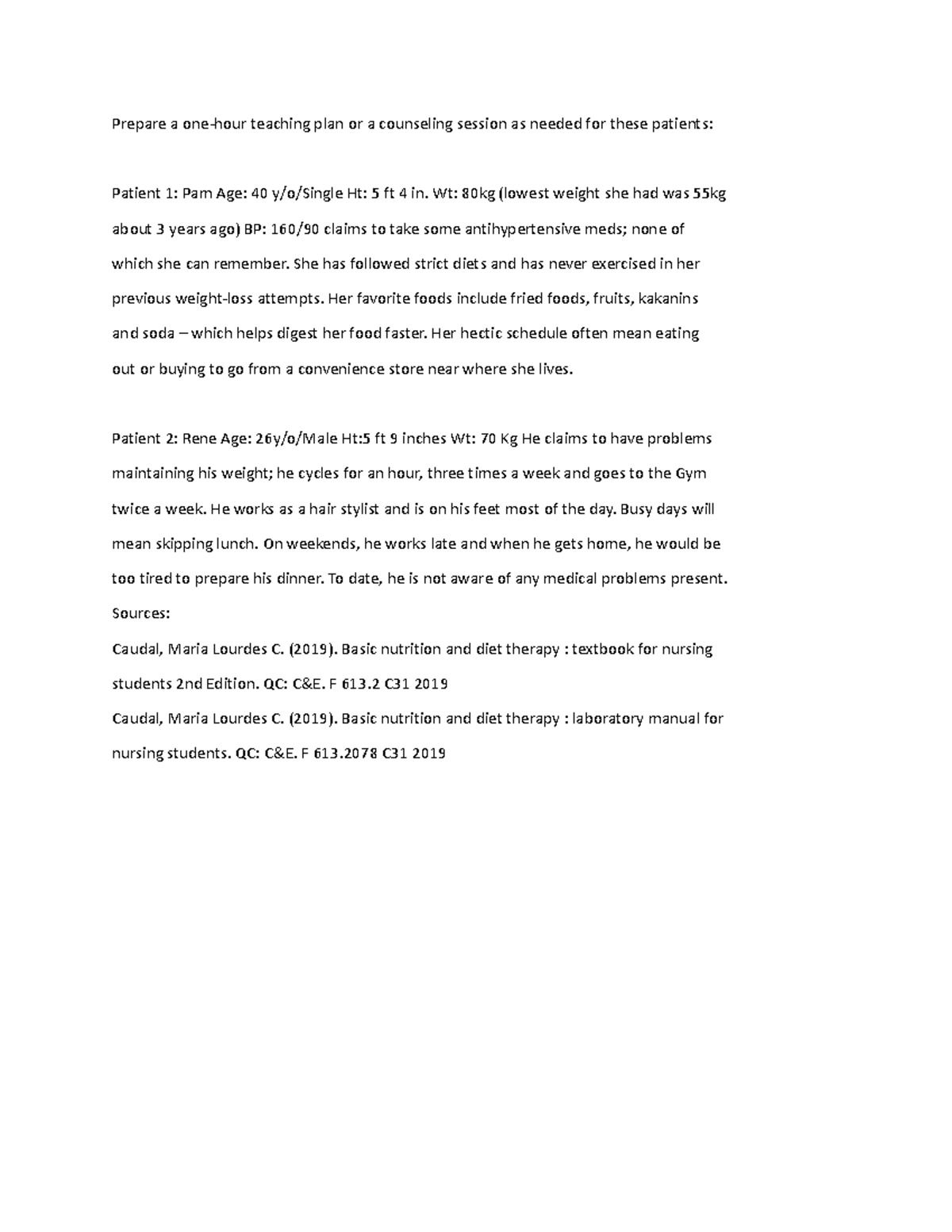 Course Task Lec 9 - dfsdf - Prepare a one-hour teaching plan or a ...