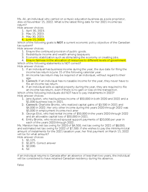 ACCT 3002 Group Assignment - ACCT 3002 : Personal Tax, Group Assignment ,Case Study Introduction ...