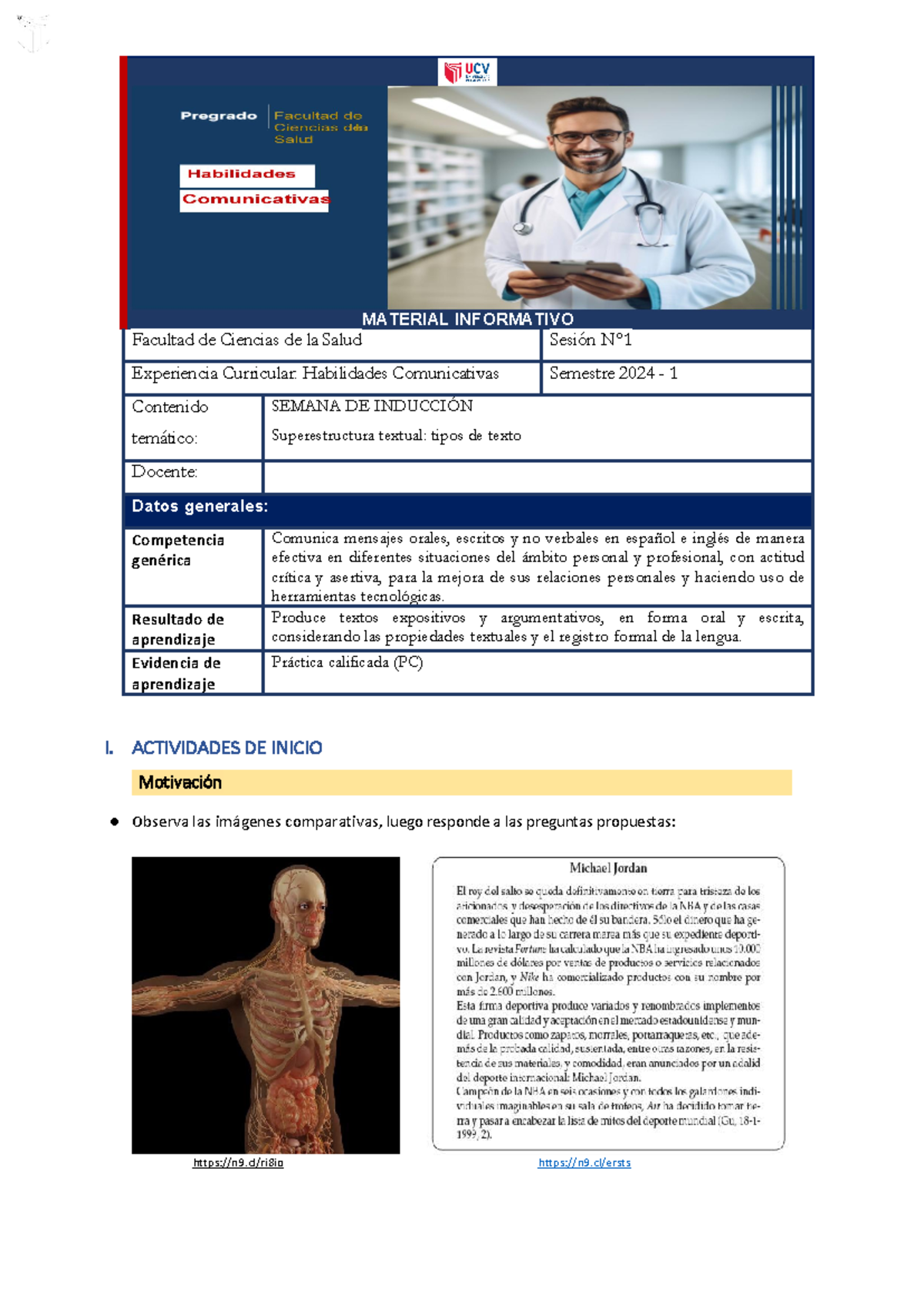 Guía Práctica 1 - TRATA SOBRE ELTEXTO, SUS TIPO Y LA ESTRUCTURA - I ...