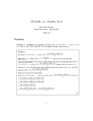 Proofs - Solutions - Class work (Week 8): Proofs – Part II Q6 A discrete mathematics class ...