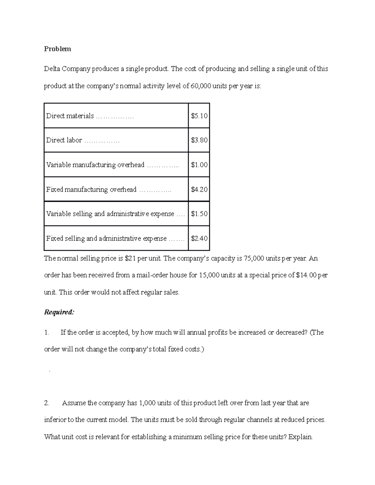 Problem 1 - To help the students in analysis of application of applied ...