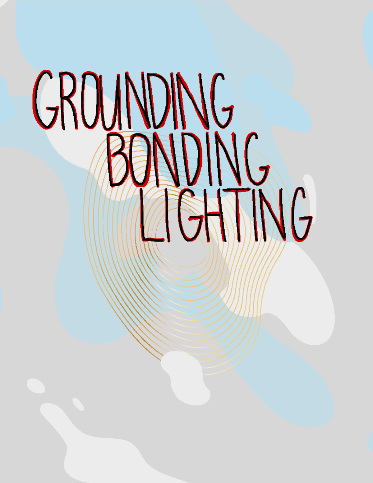 Grounding, Bonding & Lighting - GROUNDINGGROUNDING BONDIGBONDING LIGHTING LIGHTING I . GROUNDING ...