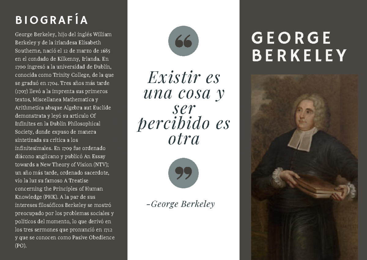 George Berkeley 1 - G E O R G E B E R K E L E Y -George Berkeley ...