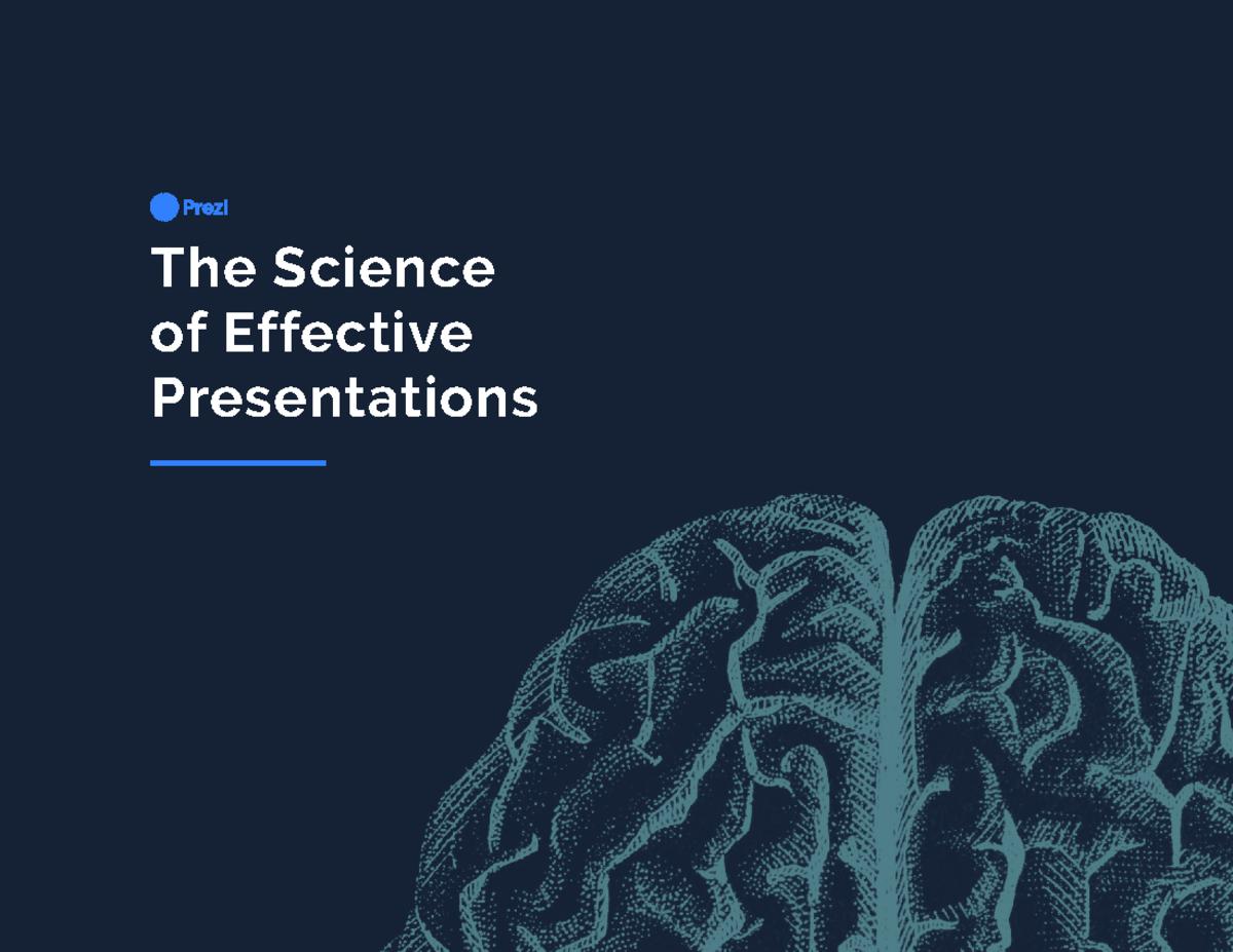 The science of effective presentation - The Science of Effective ...