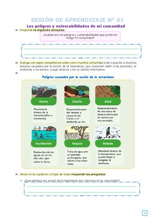 5 AÑOS Medio Ambiente - EXPERIENCIA DE APRENDIZAJE N∞ “CUIDEMOS NUESTRO PLANETA” PLANIFICACI”N ...
