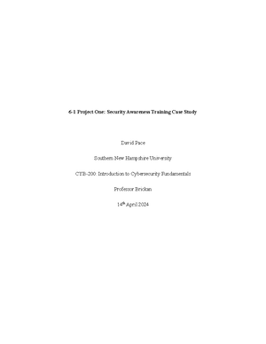 2-3 Activity: Data Protection Case Study - CYB 200 Module Two Case ...