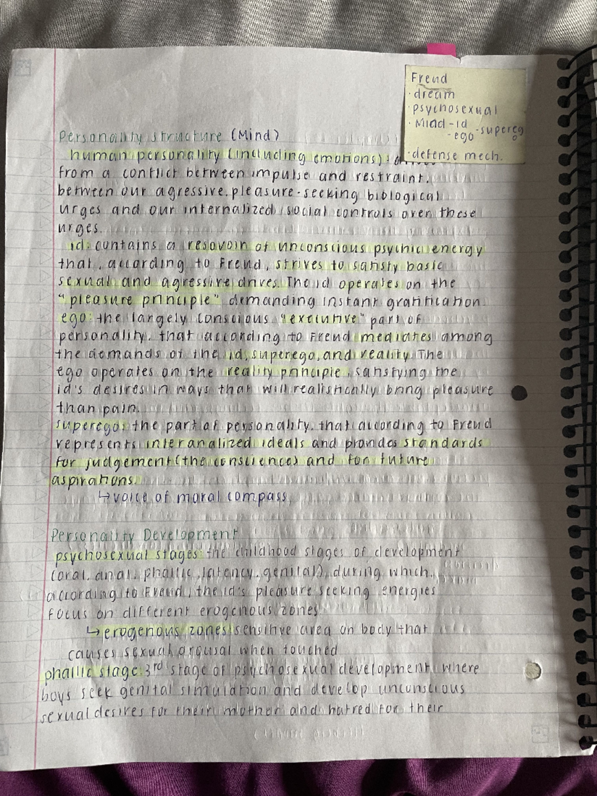AP Psychology Notes Personality - Studocu