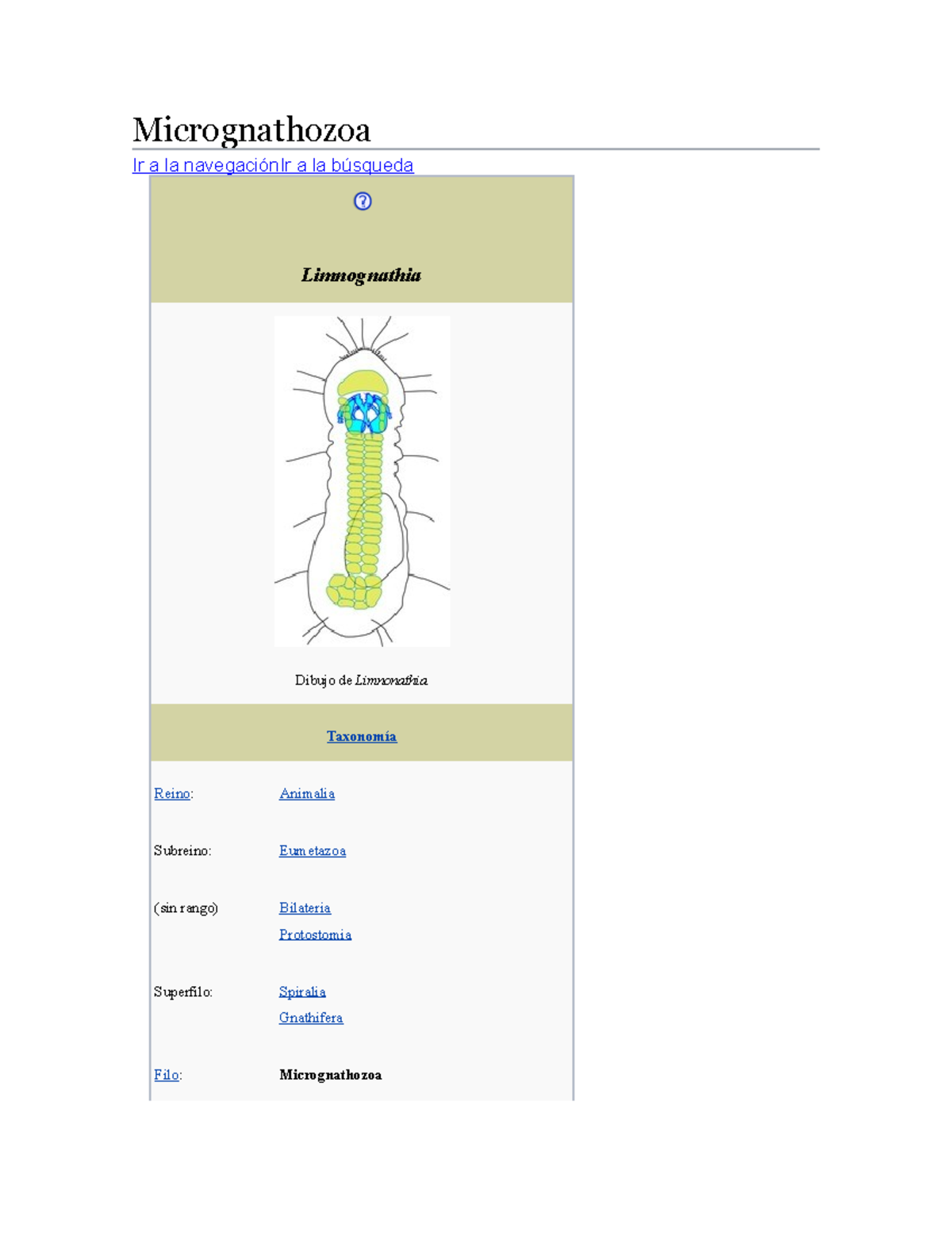 Micrognathozoa - Apuntes 1 - Micrognathozoa Ir a la navegación Ir a la ...