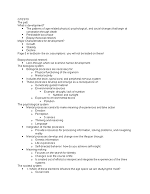 Lifespan development chapter 2 - Chapter outline: Evolutionary ...
