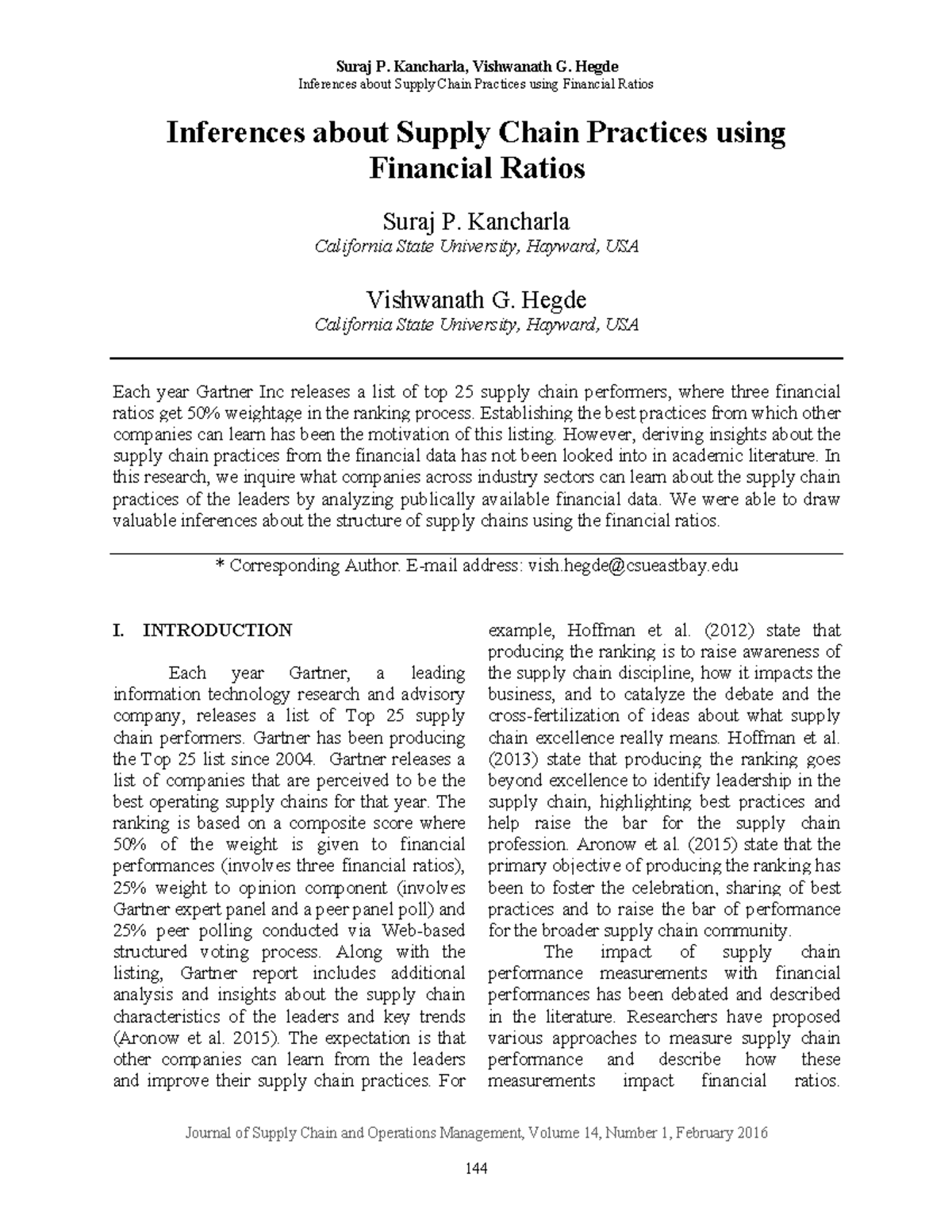 Supply chain case - CASE STUDY - Inferences about Supply Chain ...