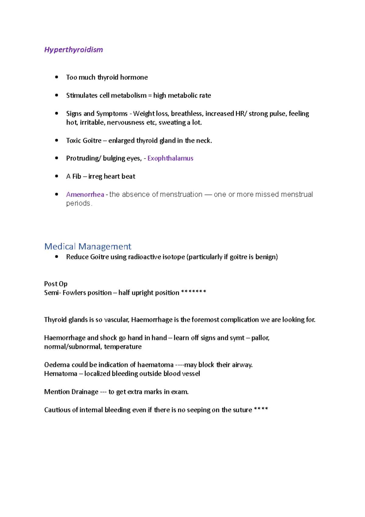 Hyperthyroidism - Hypertension overview - Hyperthyroidism Too much ...