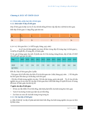 Giao trình bai tap Nguyen ly thong ke - LÊ THỊ TUỆ KHANH - PHẠM ANH ...
