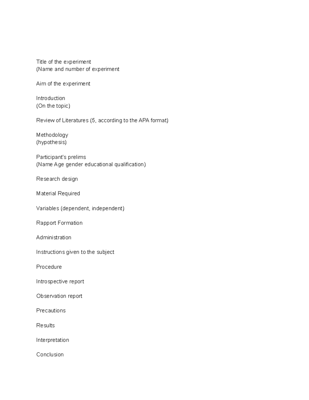 Practical File - Title of the experiment(Name and number of experiment ...