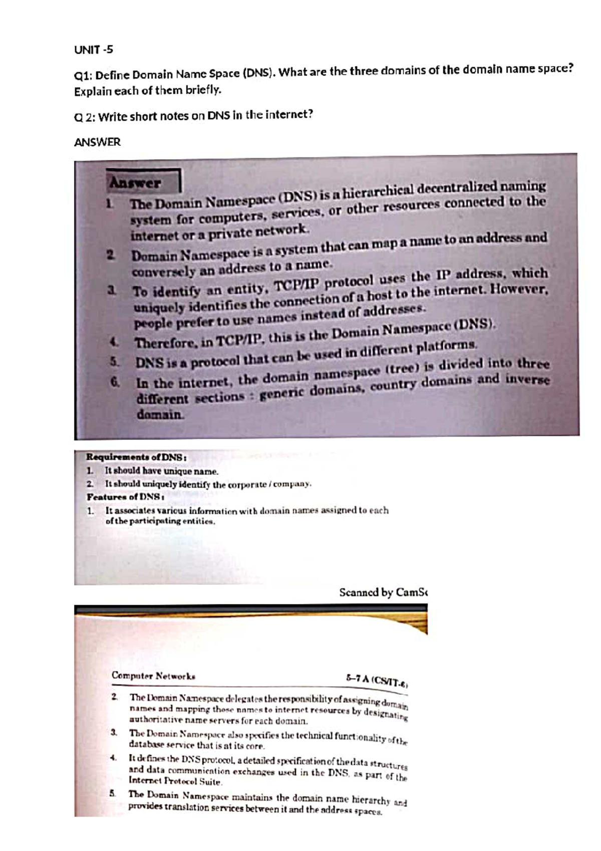 Computer Network Solved Paper - Master of computer application - Studocu