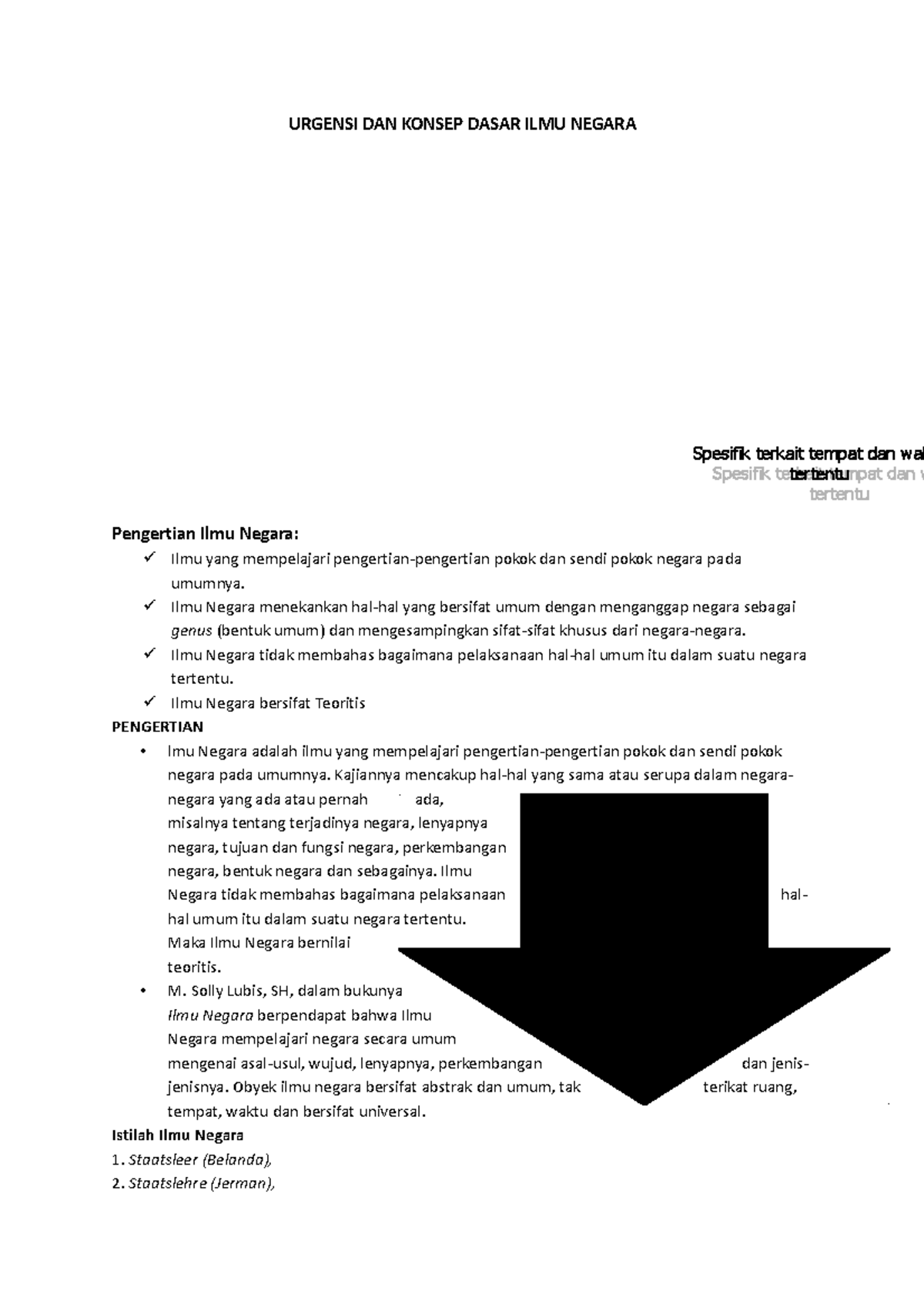 Urgensi DAN Konsep Dasar ILMU Negara - URGENSI DAN KONSEP DASAR ILMU ...