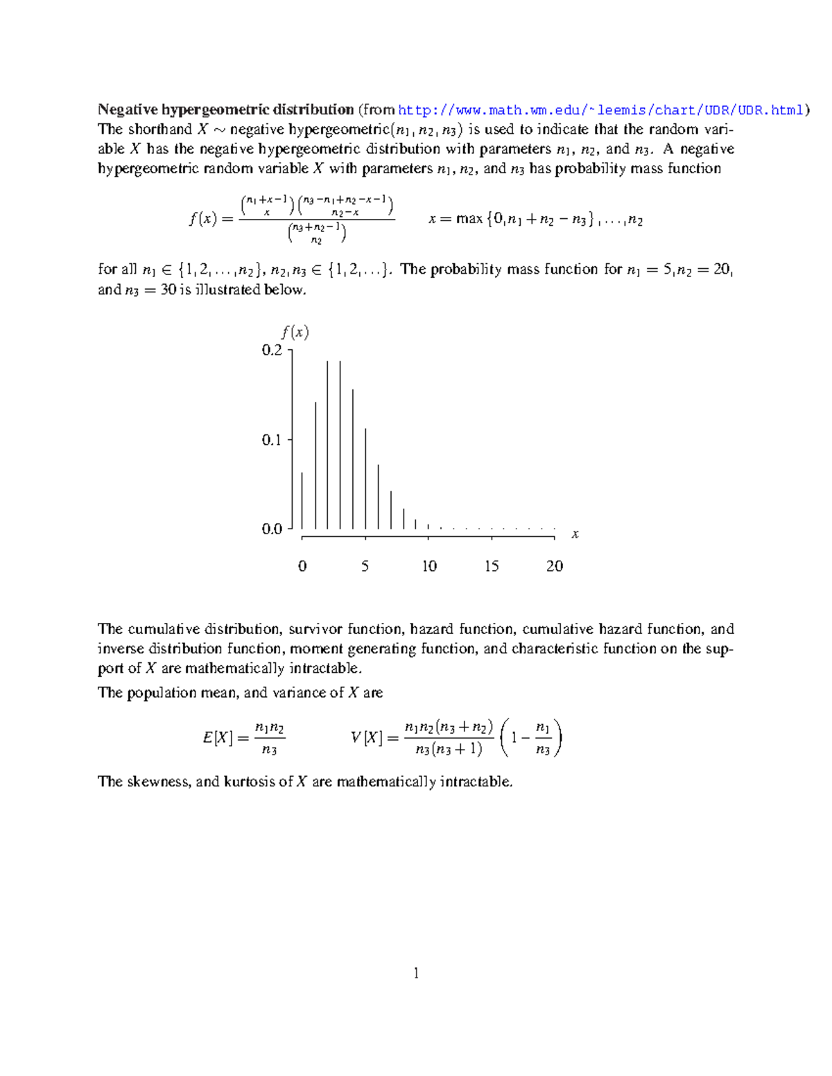 Negativehypergeometric 17 - Negative hypergeometric distribution (from ...