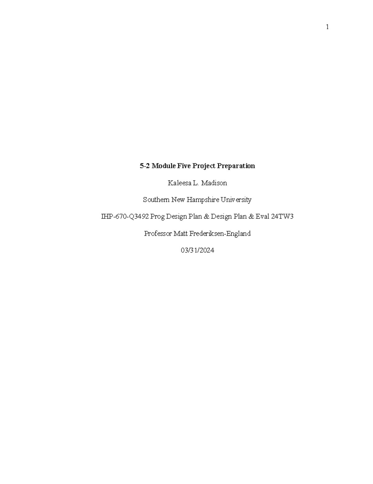 5-2 Module Five Project Preparation PROG - 5-2 Module Five Project ...