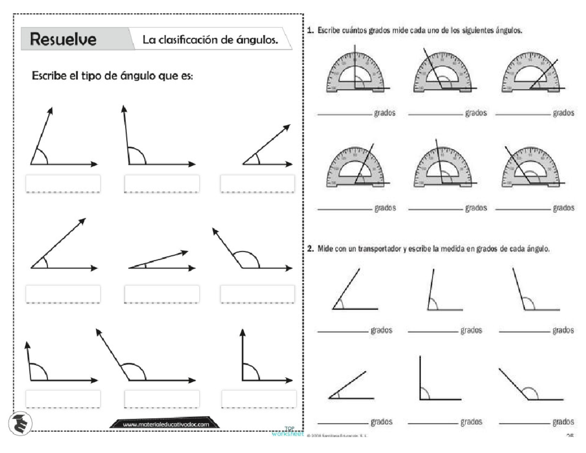 Angulosssss - mide y resuelve los angulos - MATEMÁTICA BÁSICA - Studocu
