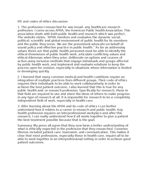 APHA - About the APHA - Professional organizations and codes of ethics ...