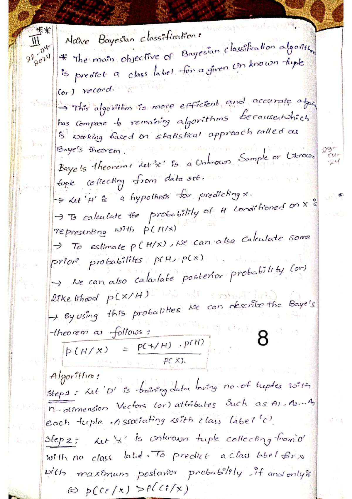 Naive Bayesian Classification - Masters of Computer Applications - Studocu