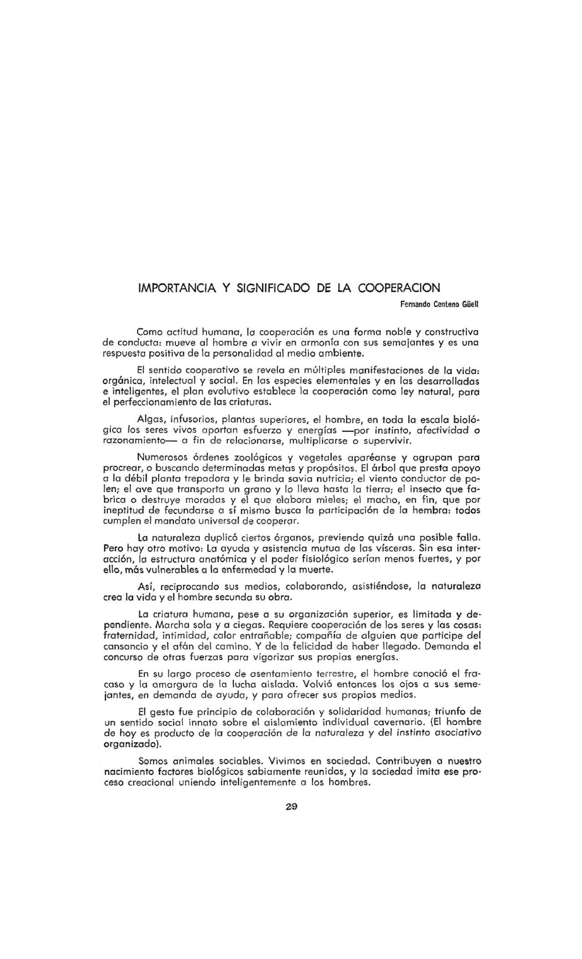 Importancia y significado de Cooperacion - IMPORTANCIA Y SIGNIFICADO DE ...