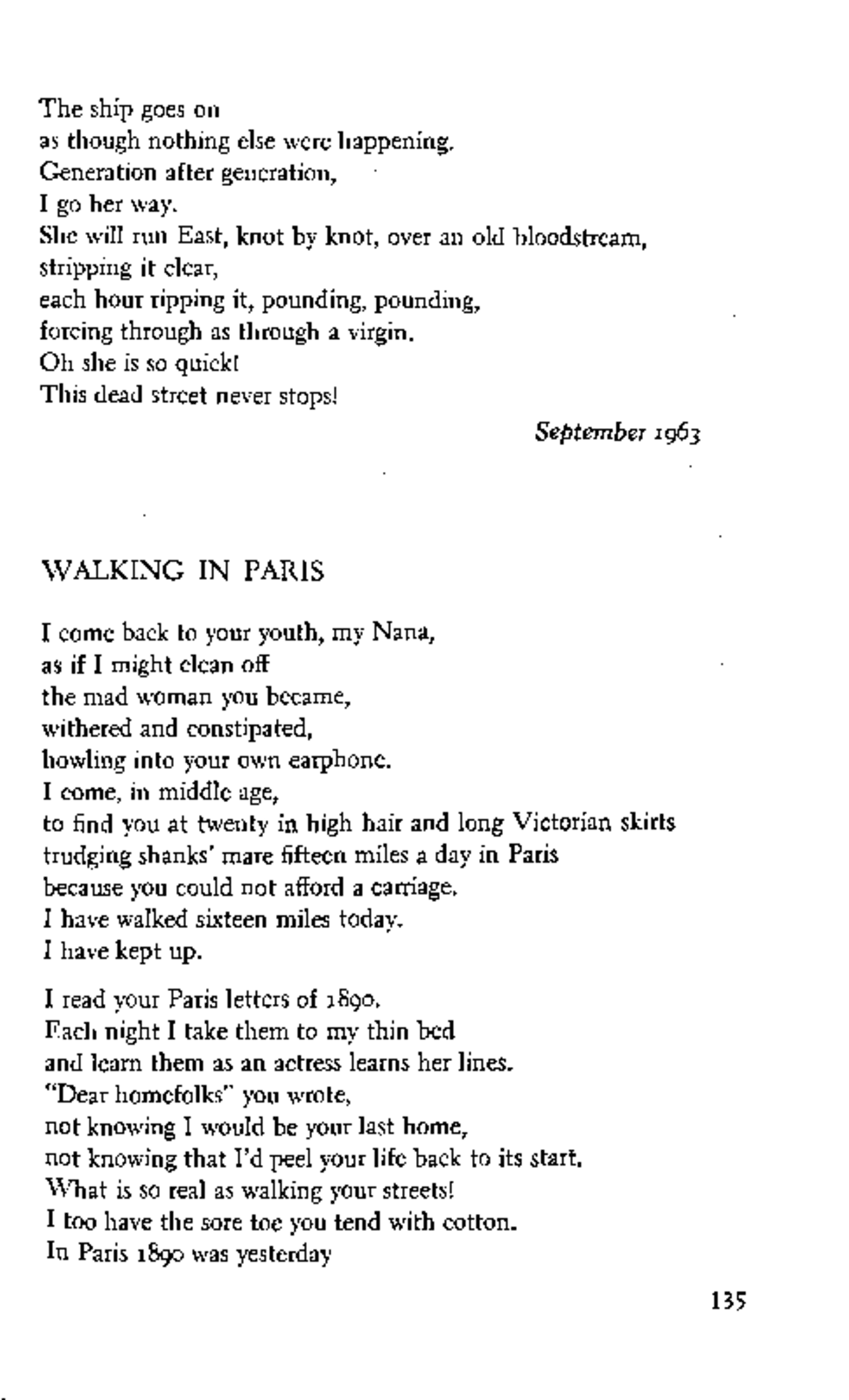 Anne Sexton - The Complete Poems 161 - The ship goes on as though ...