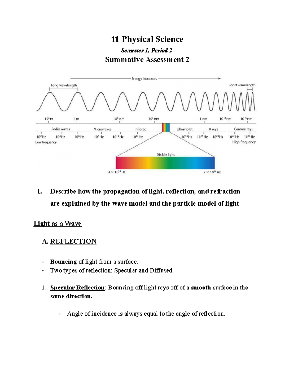 11 Physsci Sem 1 Period 2 Summative Assessment 2 Reviewer 1 - 11 ...