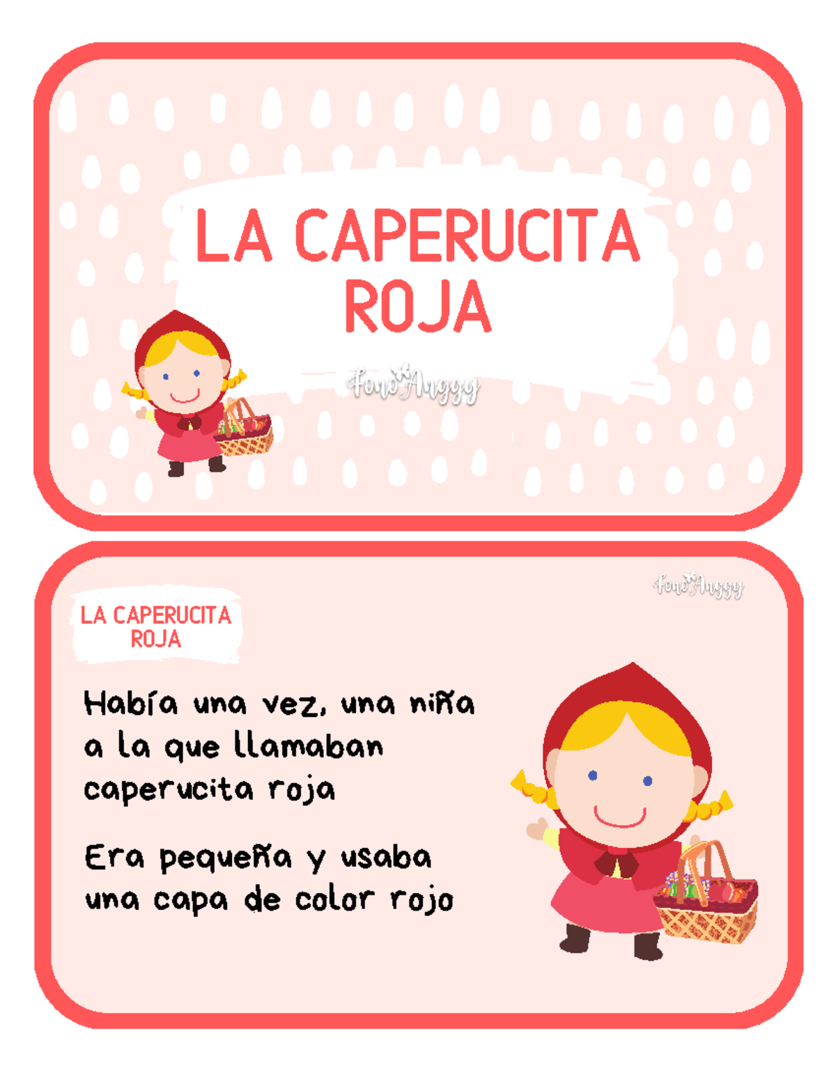 La Caperucita Roja - trabajo interactivo - La caperucita roja Había una ...