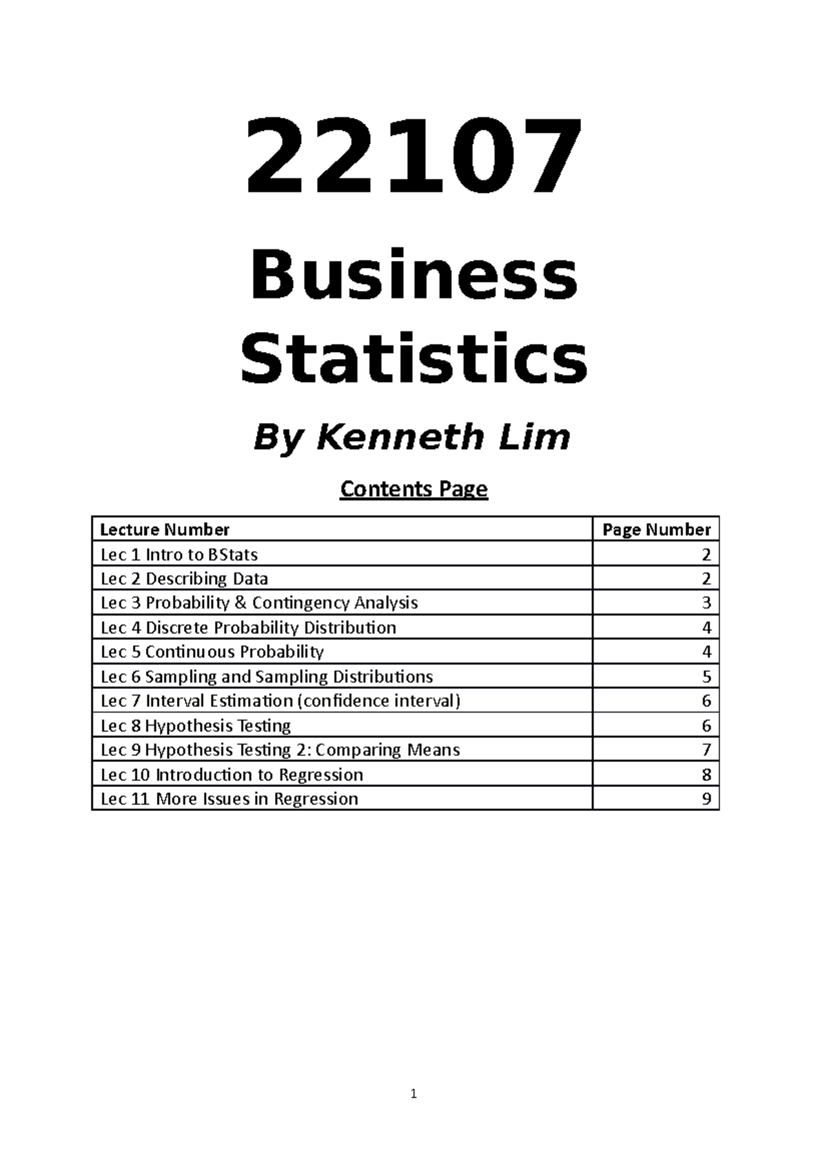 Cheat-sheet-1 - All the formulas needed for Bstats exam - 22107 ...